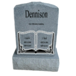 Design Upright Stone – Mission Monument Inc.